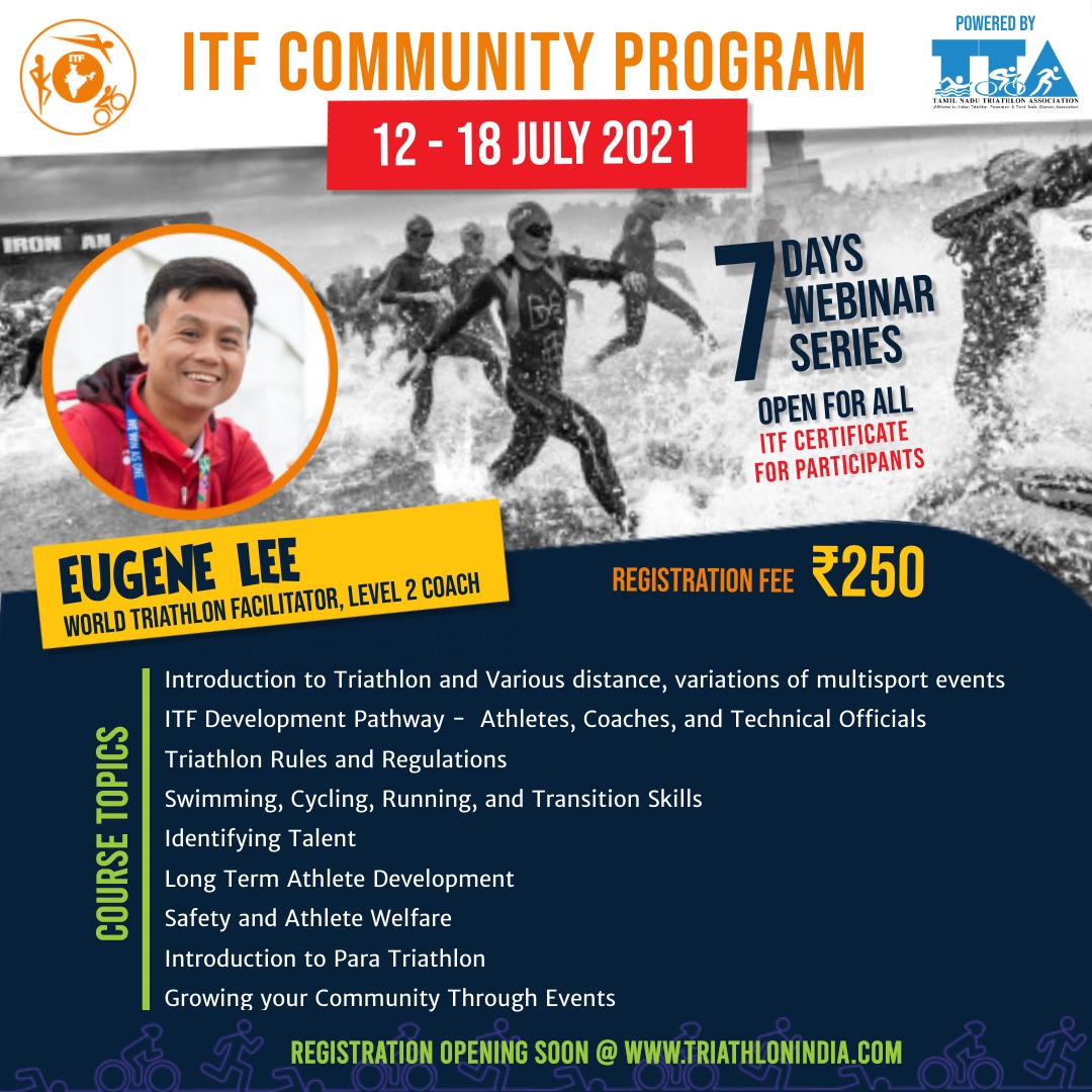 ITF to conduct an online community program - Indian Triathlon Federation